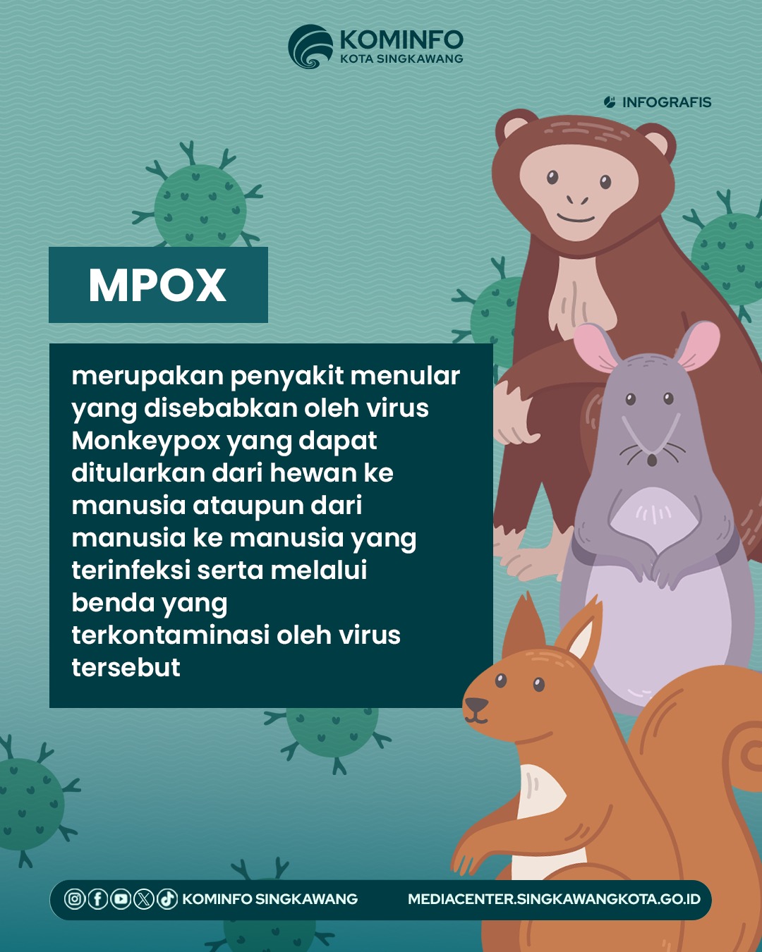 Waspada Penyebaran Penyakit Monkeypox (Mpox) - Media Center Kota Singkawang
