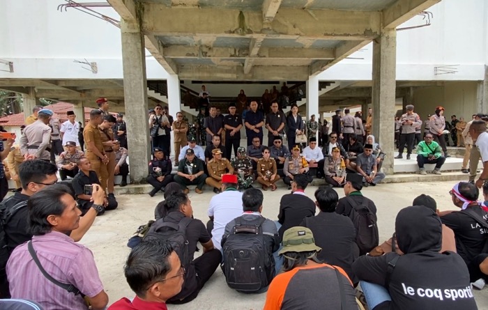 Unjuk Rasa di Singkawang Berlangsung Dialogis dan Damai - Media Center Kota Singkawang